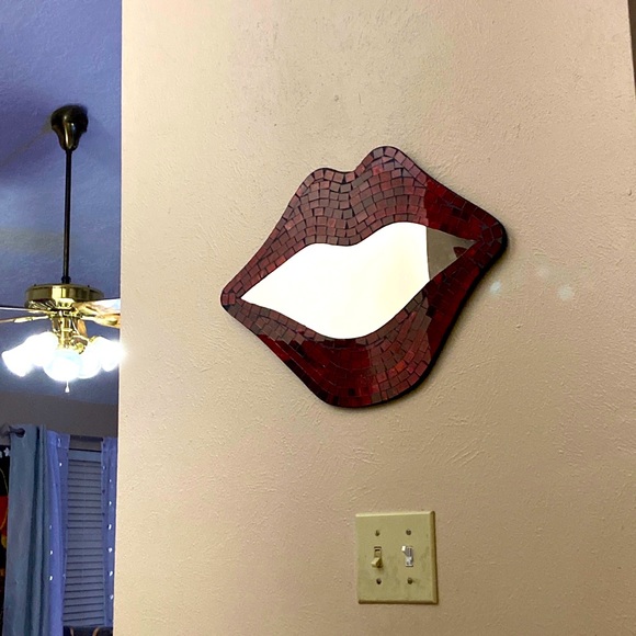 Bali | Art | Mosaic Mirror Lip Mirror 4 D Bali Handmade | Poshmark
